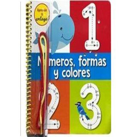 NUMEROS FORMAS Y COLORES (Aprende y Enlaza) - Casatomada Librería & Café